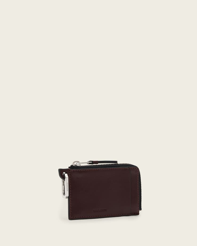 Remy Leather Wallet BURGUNDY RED | ALLSAINTS